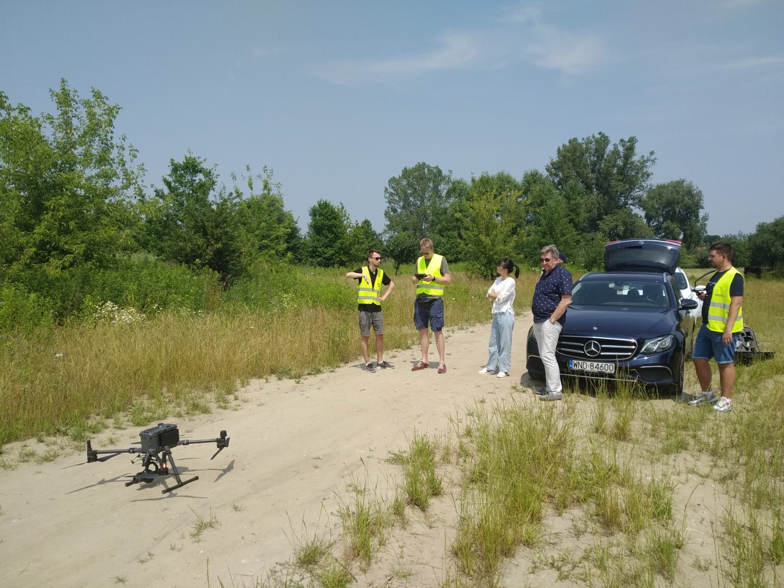 Współpraca z GEOCOM – nowy dron - Multidyscyplinarne Centrum Badawcze